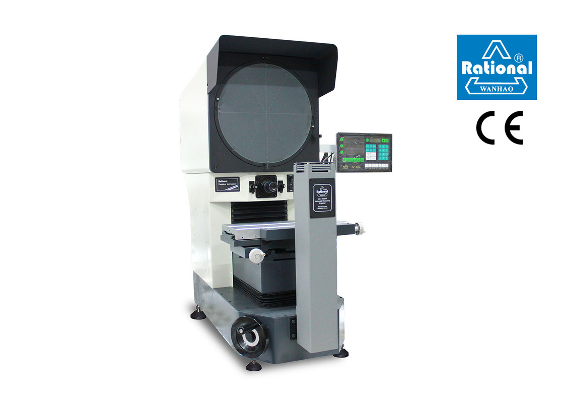 Long Strode Horizontal Digital Optical Comparator 0~360° Projector ...